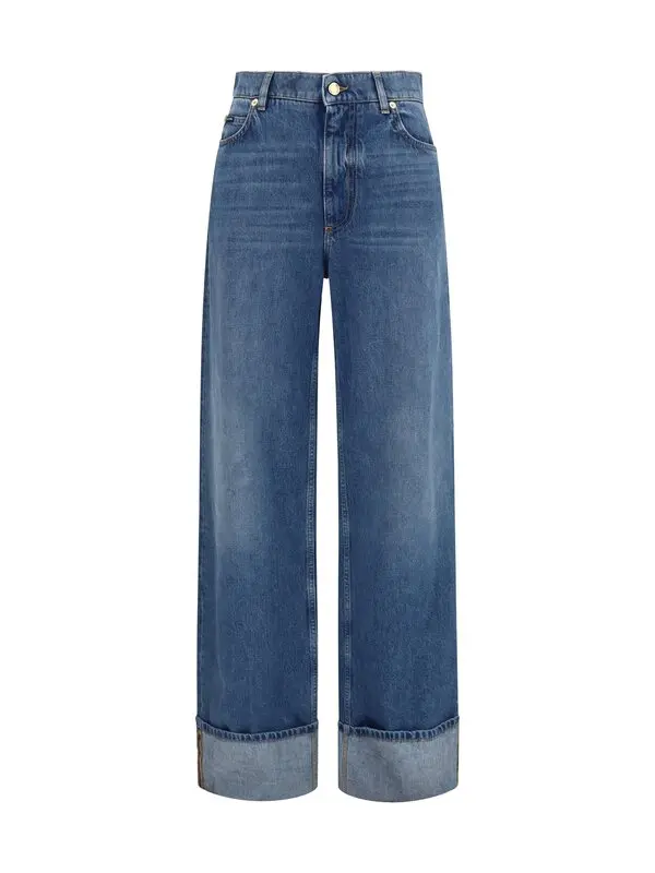 Dolce & Gabbana Straight-leg Five-pocket Jeans - Blue