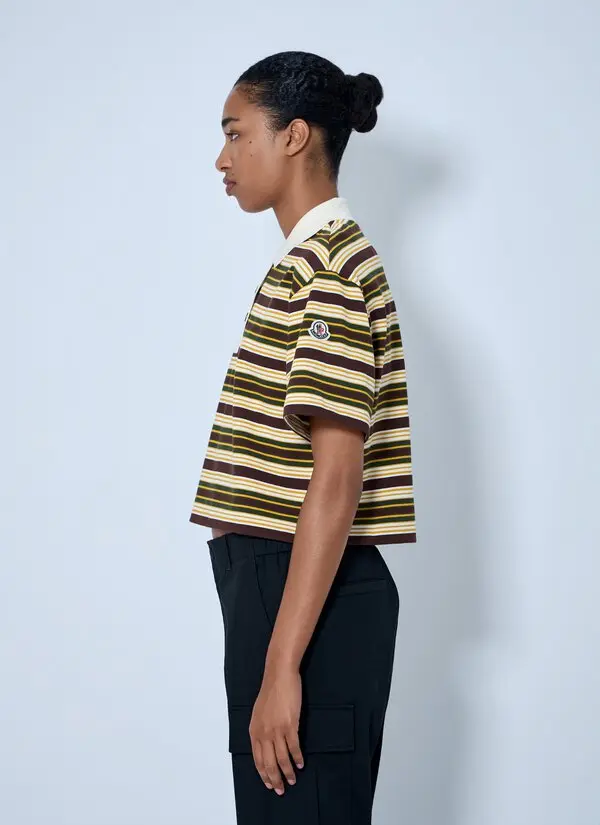 Moncler Striped Polo Shirt