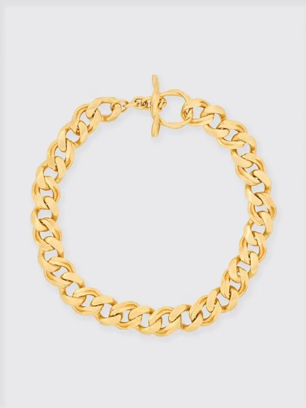 Saint Laurent Brass Necklace - Gold