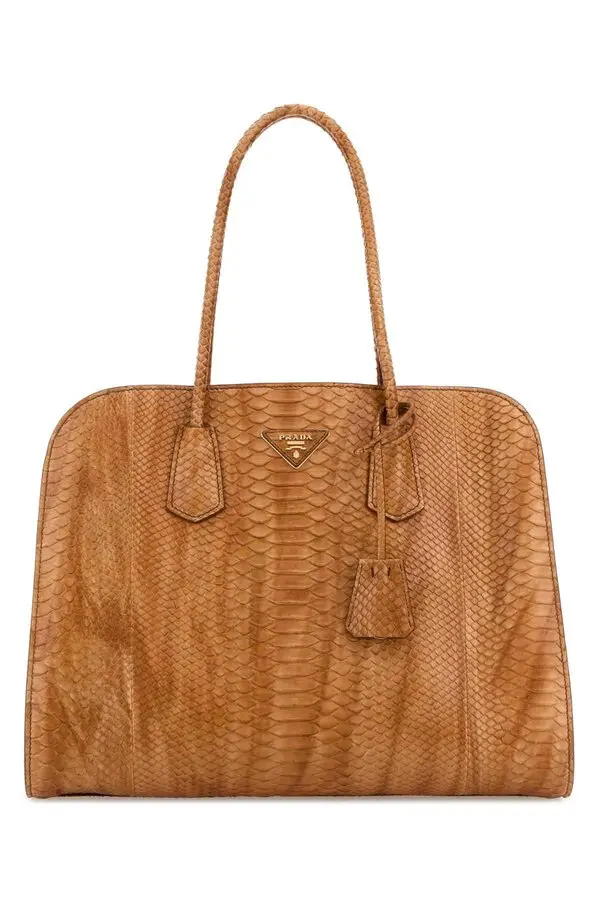 Prada Leather Shopping Bag