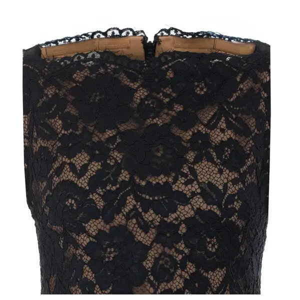 SELF-PORTRAIT Lace Mini Dress - Black