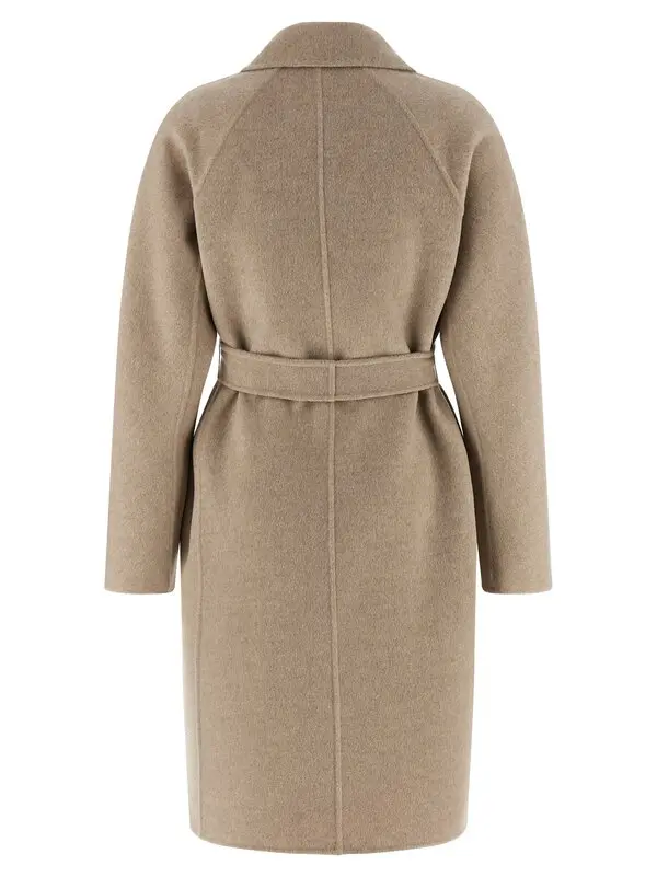 Max Mara Cashmere Midi Coat - Cream