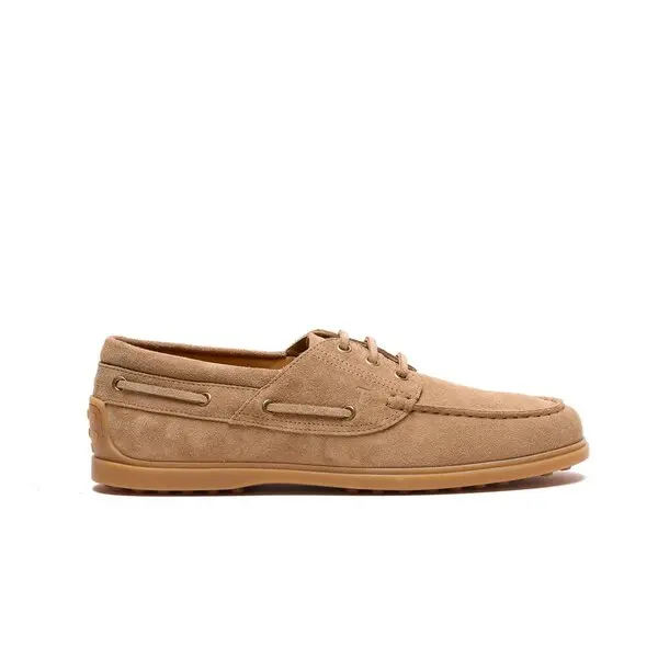 TOD'S Suede Boat Loafers