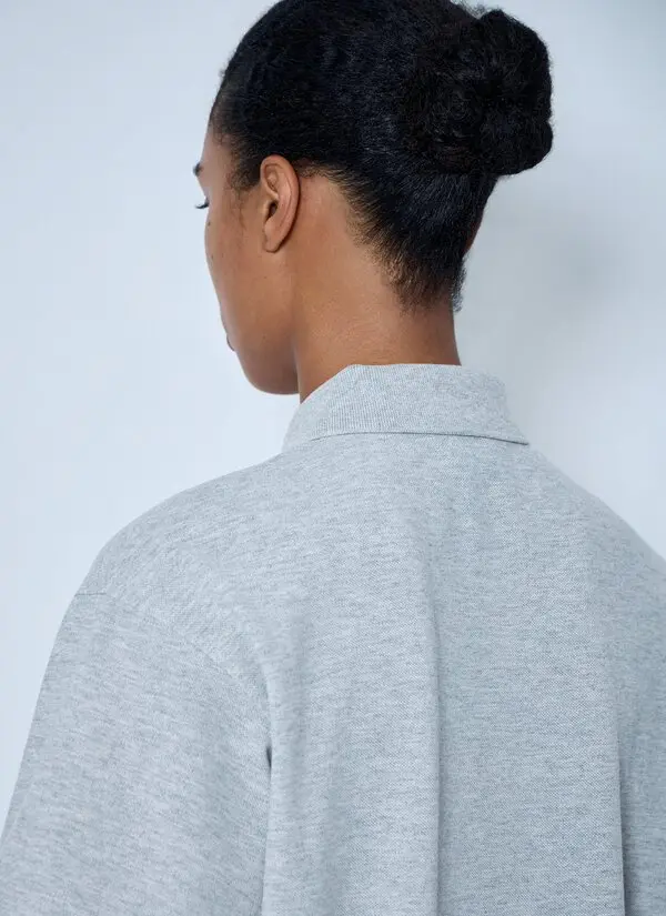 Saint Laurent Short Sleeve Polo Shirt - Gray