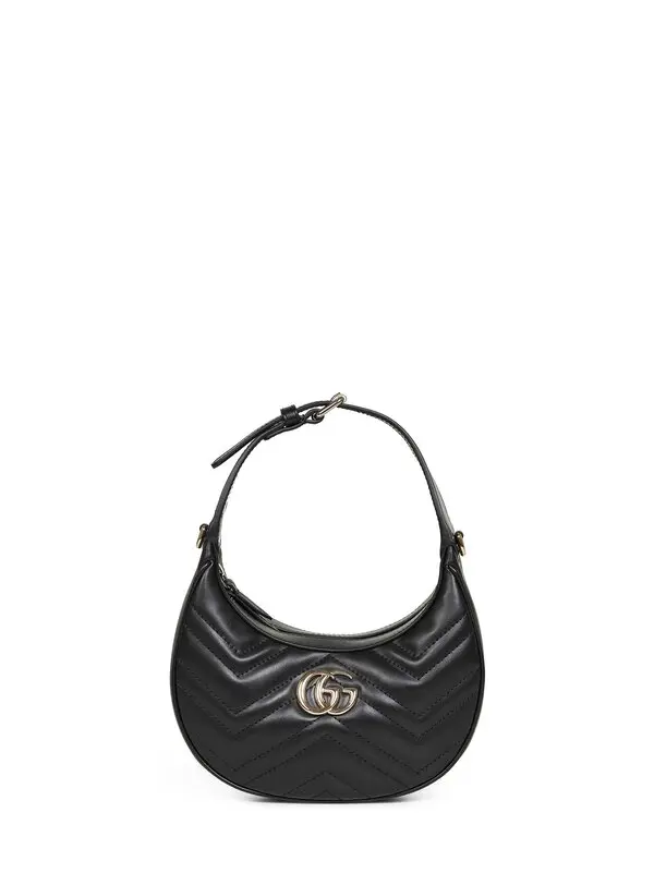 Gucci Black Gg Marmont Small Shoulder Bag - Multicolor