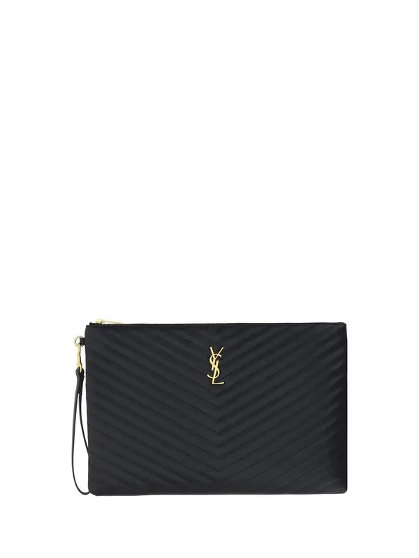 Saint Laurent Leather Pouch