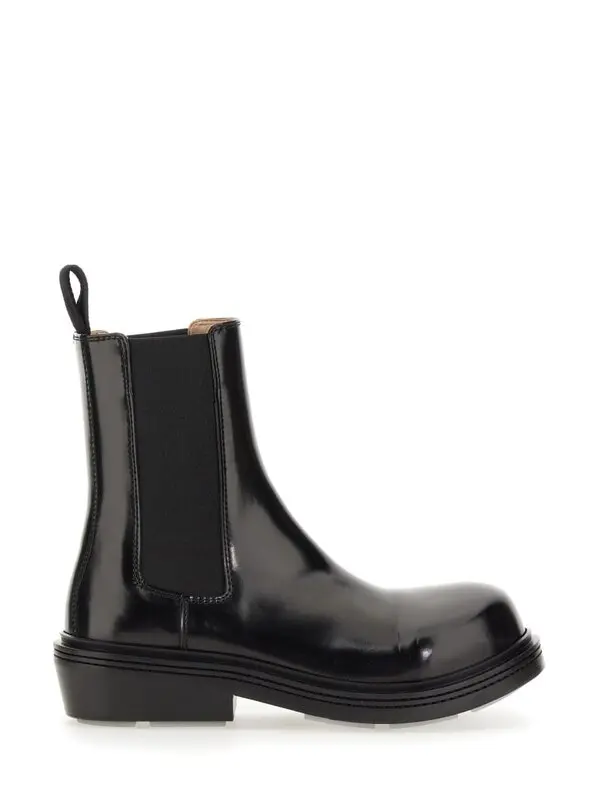 Bottega Veneta Fireman Chelsea Boot - Black