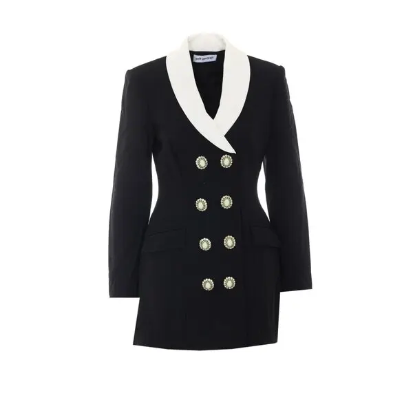SELF-PORTRAIT Tailored Blazer Mini Dress - Black