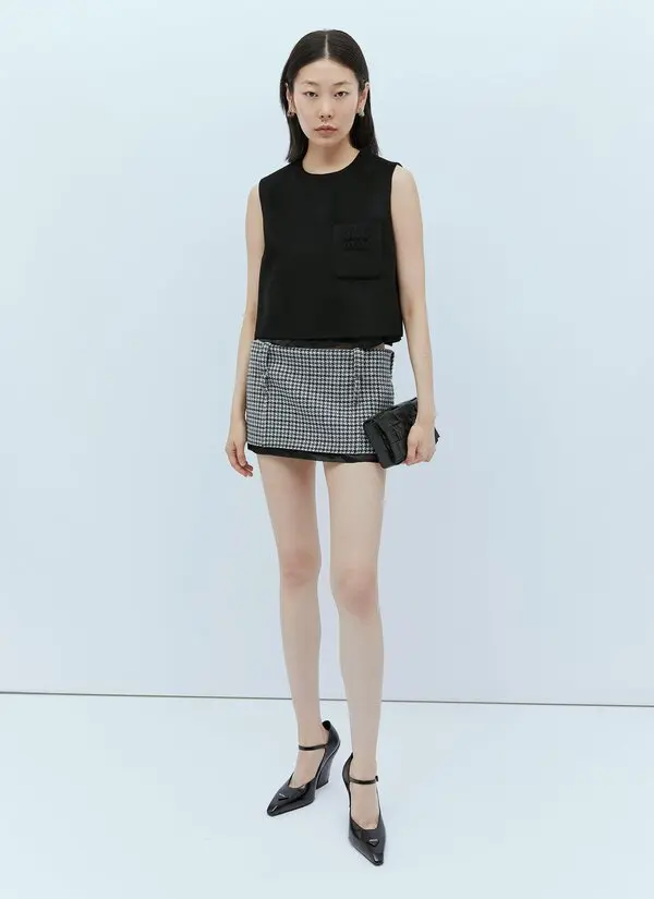Miu Miu Tweed Mini Skirt