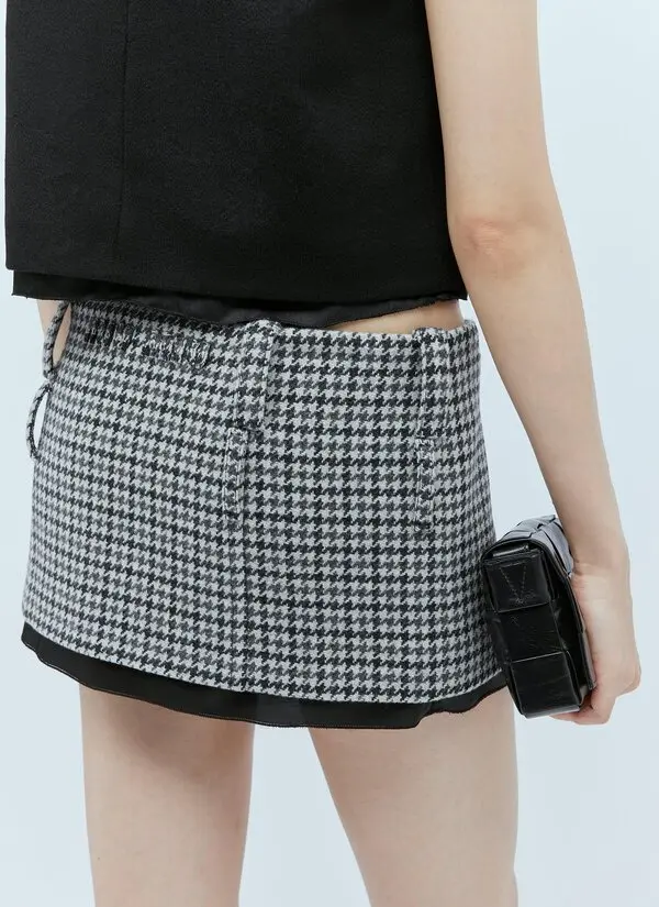 Miu Miu Tweed Mini Skirt