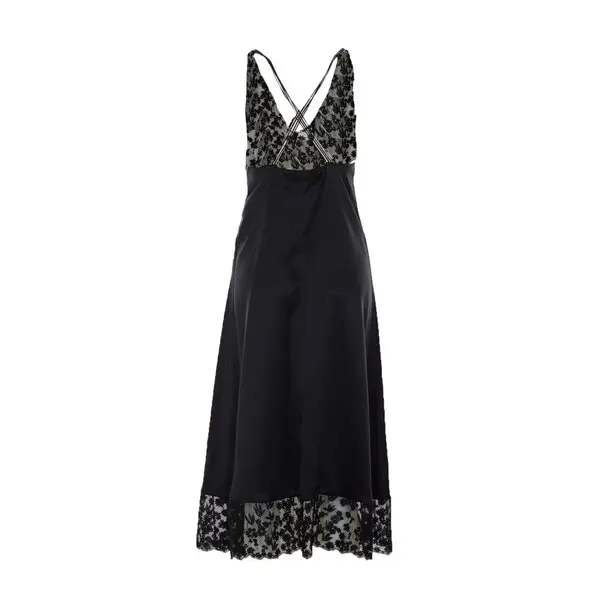 Fendi Silk And Lace Dress