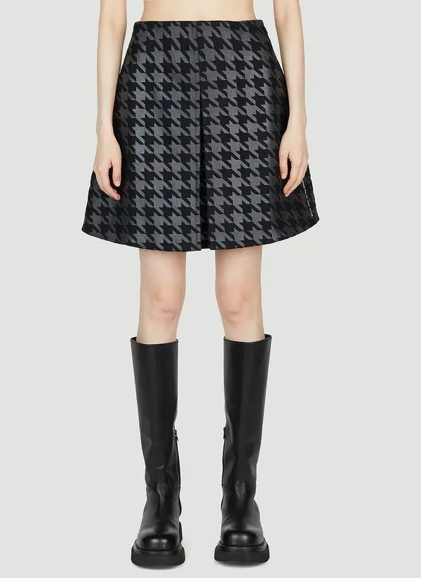Moncler Houndstooth Mini Skirt
