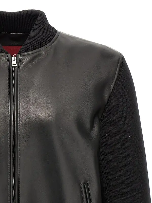 Gucci Bimaterial Bomber Jacket