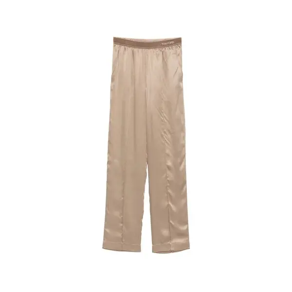 TOM FORD Straight Trousers - Cream