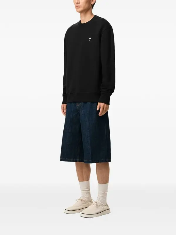 AMI Paris De Coeur Cotton Sweatshirt - Multicolor