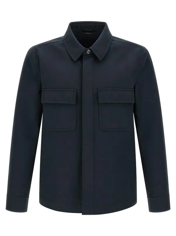 TOM FORD Twill Overshirt - Blue