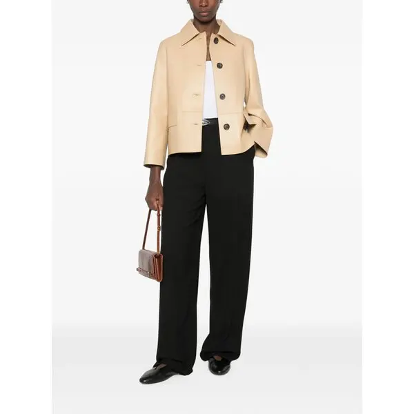 TOTEME Neutrals Jackets Leather Jackets