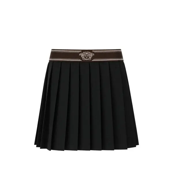 Versace Pleated Skirt - Black