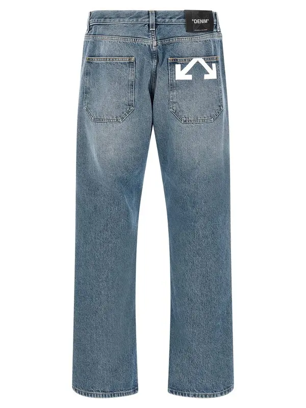 Off-White Half Arrow' Jeans - Blue