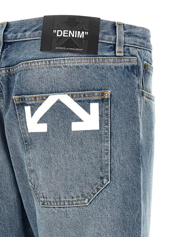 Off-White Half Arrow' Jeans - Blue