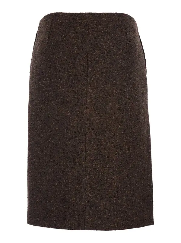 Gucci Wool Pencil Skirt - Multicolor