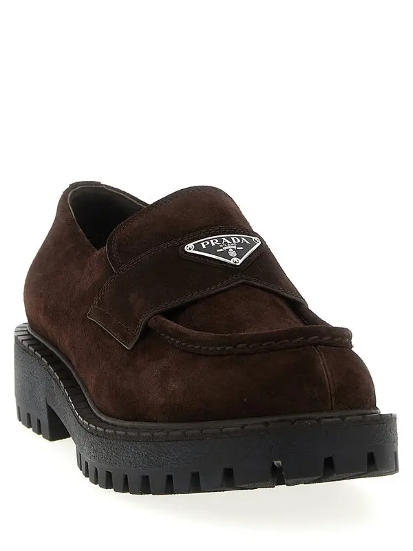 Prada Double Chocolate' Loafers
