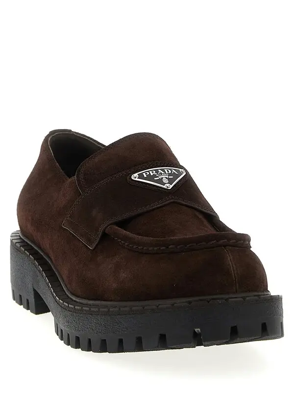 Prada Suede Loafers