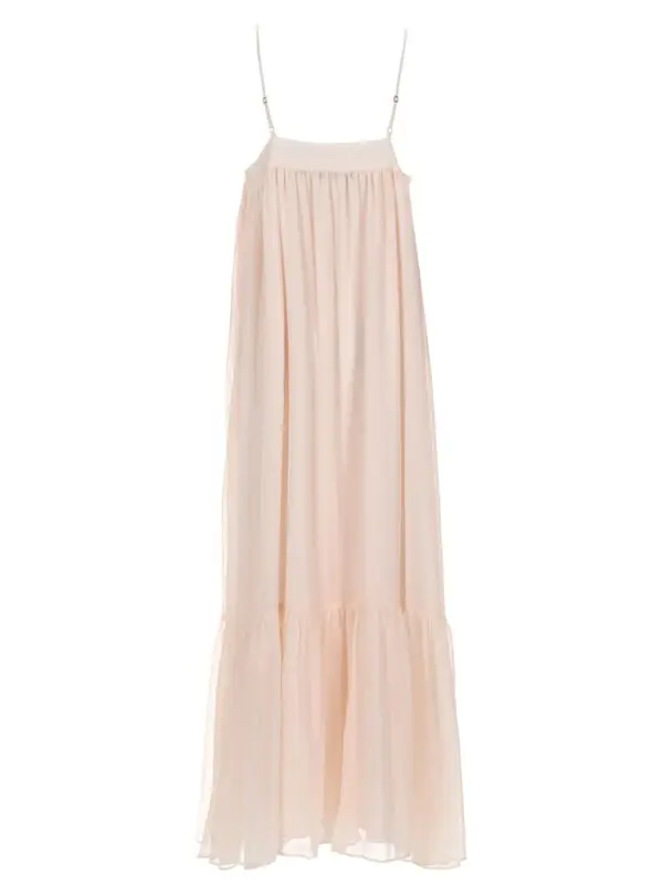 ROTATE BY BIRGER CHRISTENSEN Chiffon Midi Dress - Multicolor