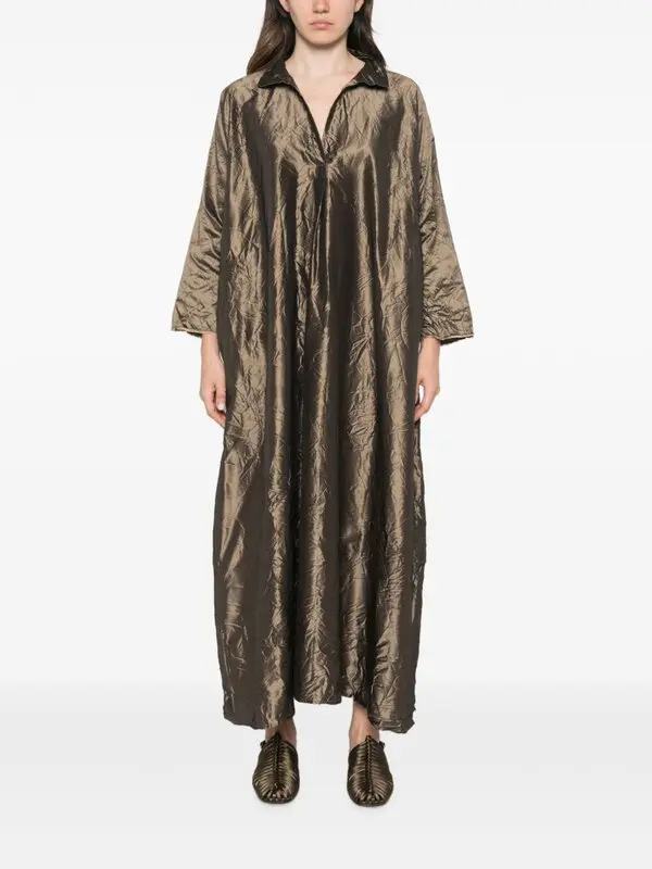 DANIELA GREGIS Silk Midi Dress