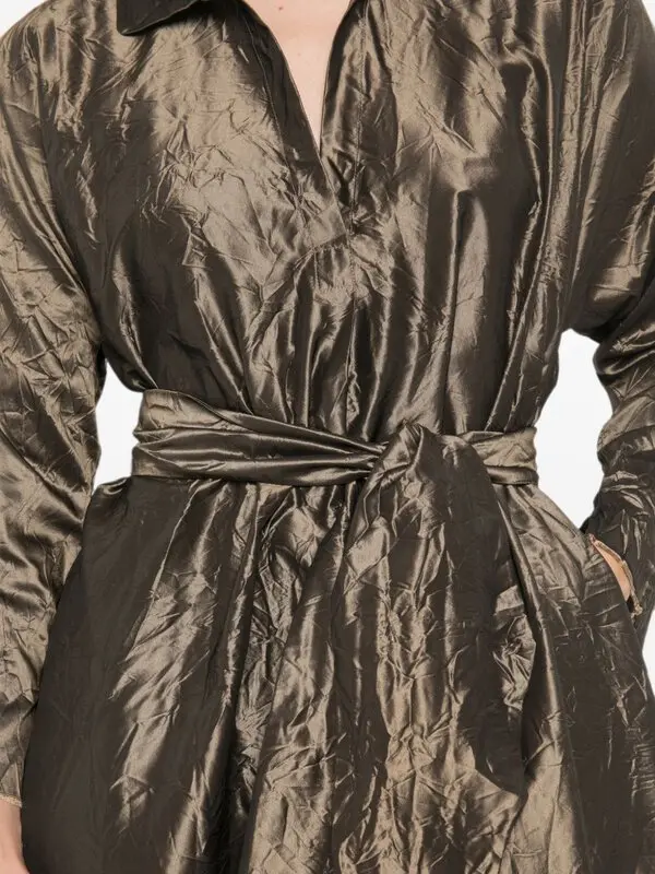 DANIELA GREGIS Silk Midi Dress