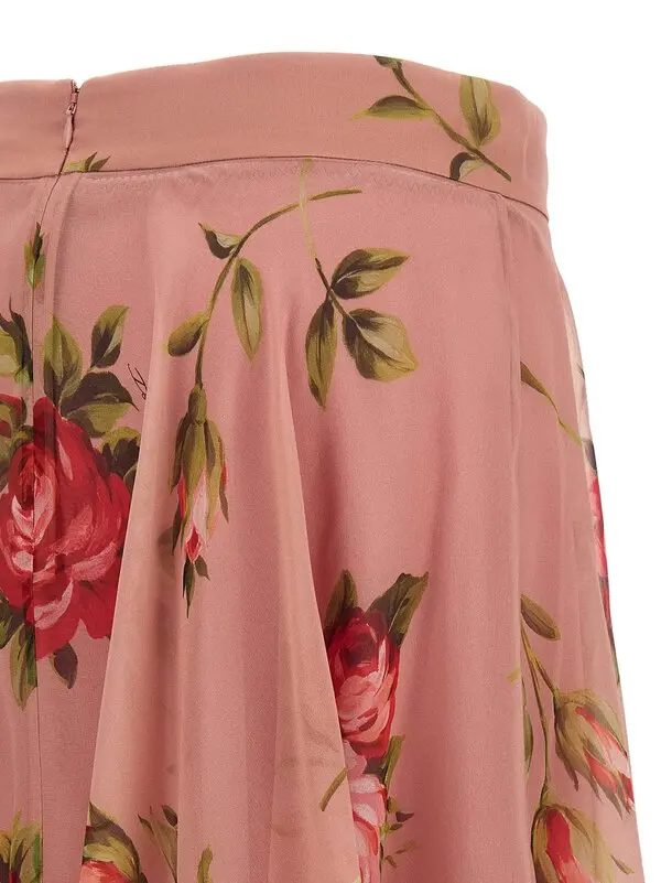 Dolce & Gabbana Bouquet Rose Skirt