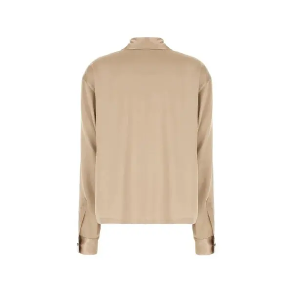 TOM FORD Silk V-neck Shirt - Cream