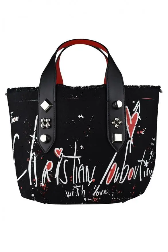 CHRISTIAN LOUBOUTIN Frangibus Small Tote Bag - Black