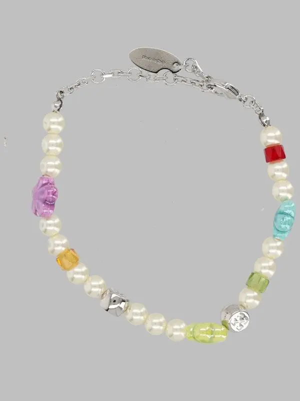 Off-White Beaded Bracelet