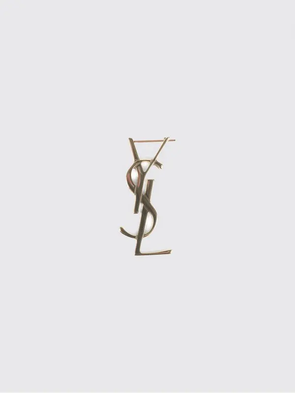 Saint Laurent Cassandre Brass Brooch