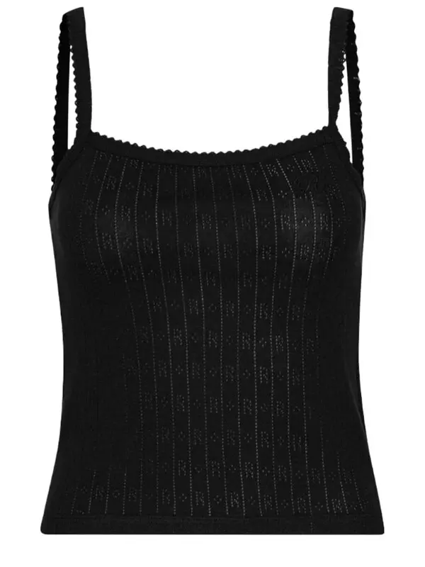 ROTATE BY BIRGER CHRISTENSEN Top Pointelle - Black