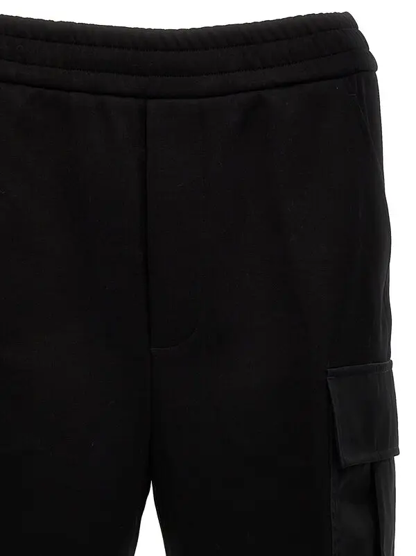 Prada Nylon Insert Cargo Joggers