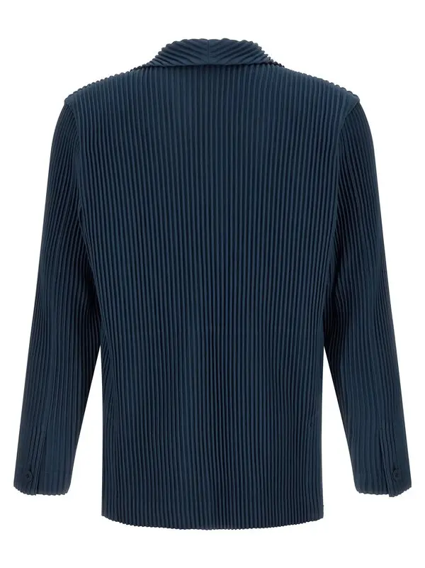 Issey Miyake Tailored Pleats 1' Blazer - Blue