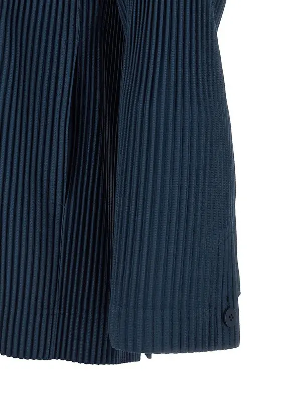 Issey Miyake Tailored Pleats 1' Blazer - Blue