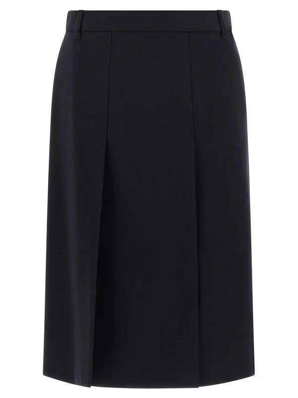 Prada Multi-slit Skirt - Blue