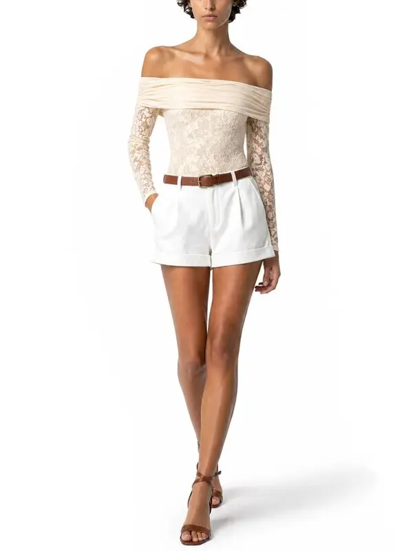 Zimmermann Rebellion Lace Bodysuit - Cream