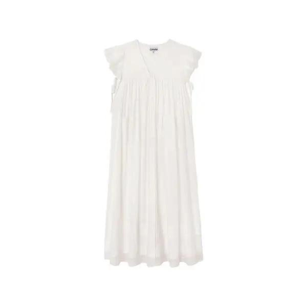GANNI Dresses Day Dresses - White