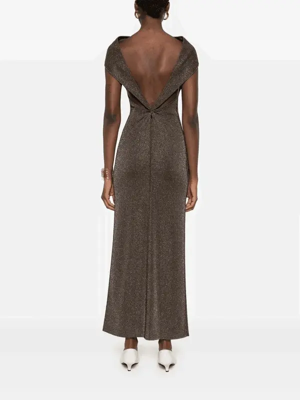Max Mara Dress With Lamé Detail