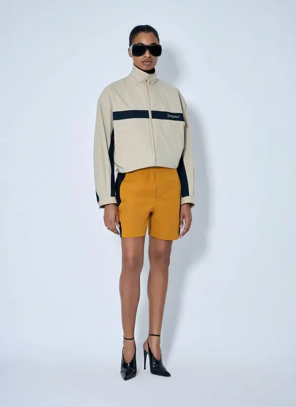 Saint Laurent Elasticated Waist Shorts - Orange