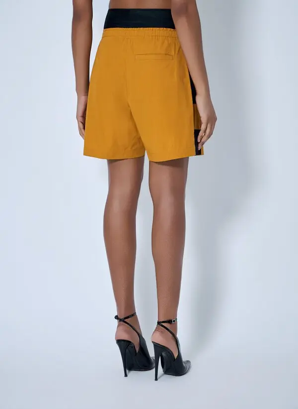 Saint Laurent Elasticated Waist Shorts - Orange