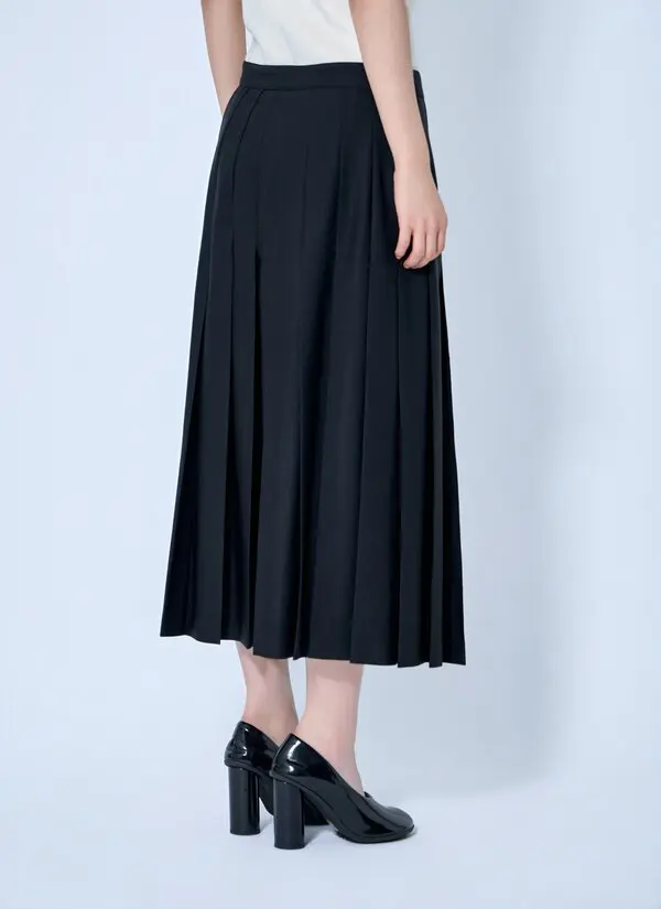 Chloé Virgin Wool Skirt With Buckles