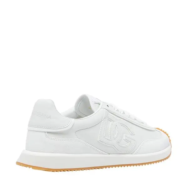 Dolce & Gabbana Leather Dg Cushion Sneakers - White