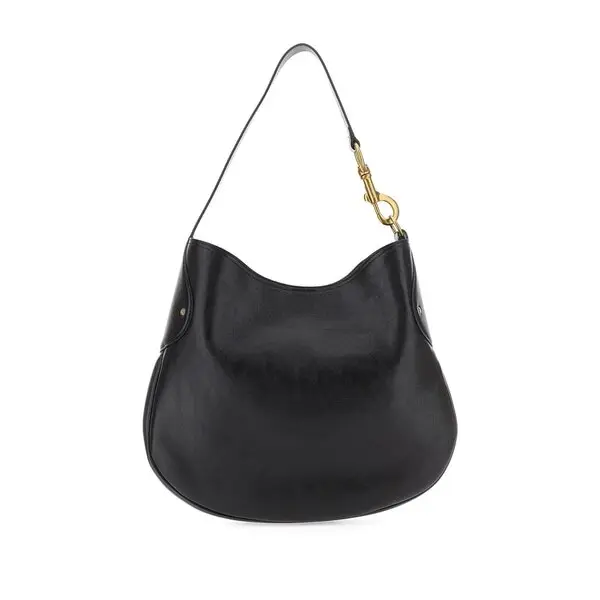 Mulberry Calf Leather Shoulder Bag - Black