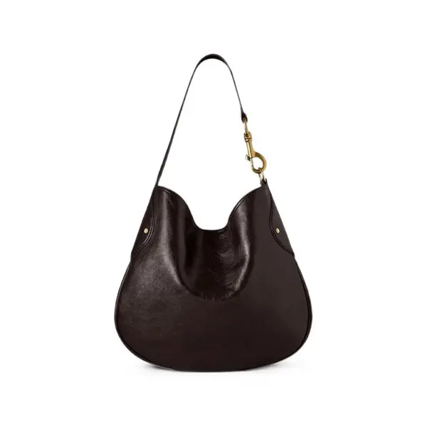 Mulberry Calf Leather Shoulder Bag - Black