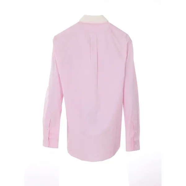 Miu Miu Popeline Logo Shirt - Pink